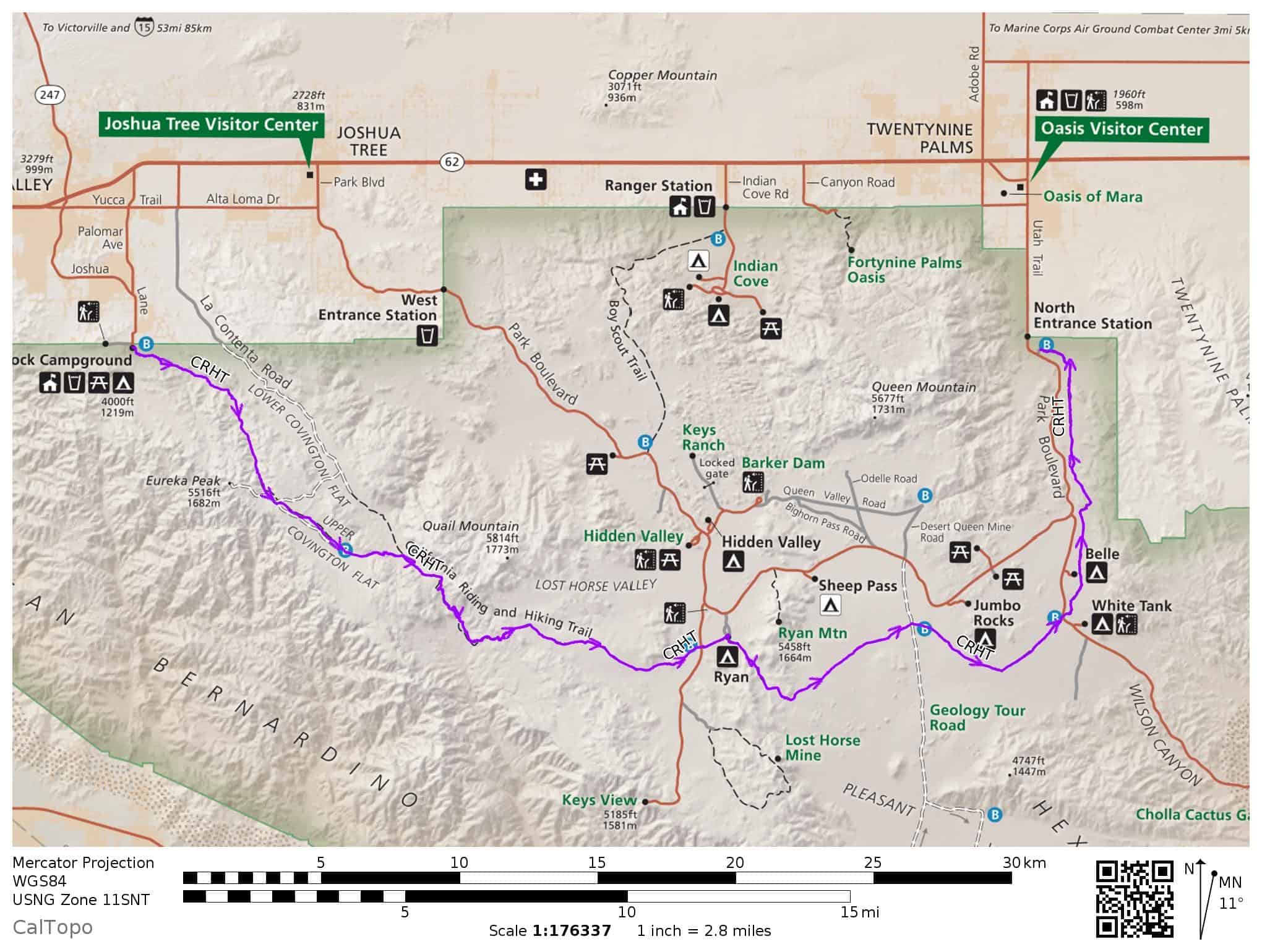 California Riding and Hiking Trail (Joshua Tree) - HikingGuy.com