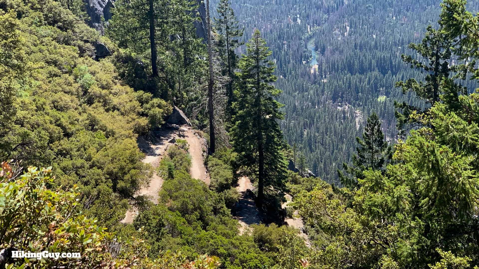 4mile Trail Up From the Valley to Glacier Point and Then the Panorama ...