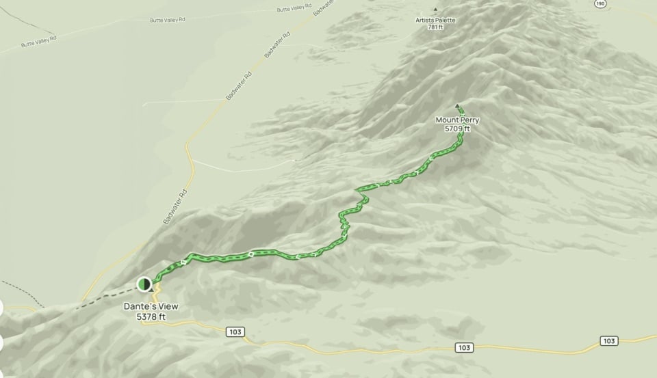 Hike Mount Perry from Dante's Ridge - HikingGuy
