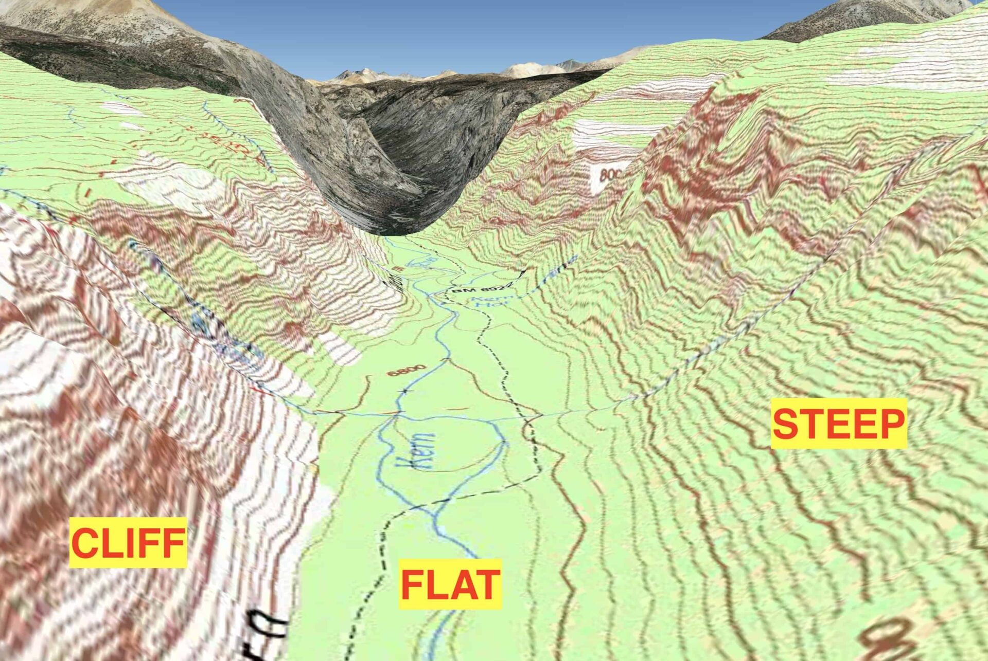 How To Read a Topographic Map - HikingGuy